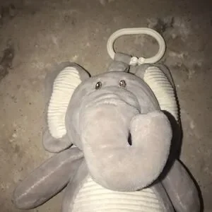 Kellytoy | Toys | Kellytoy Grey Elephant Plush Rattle Ribbed Ears ...
